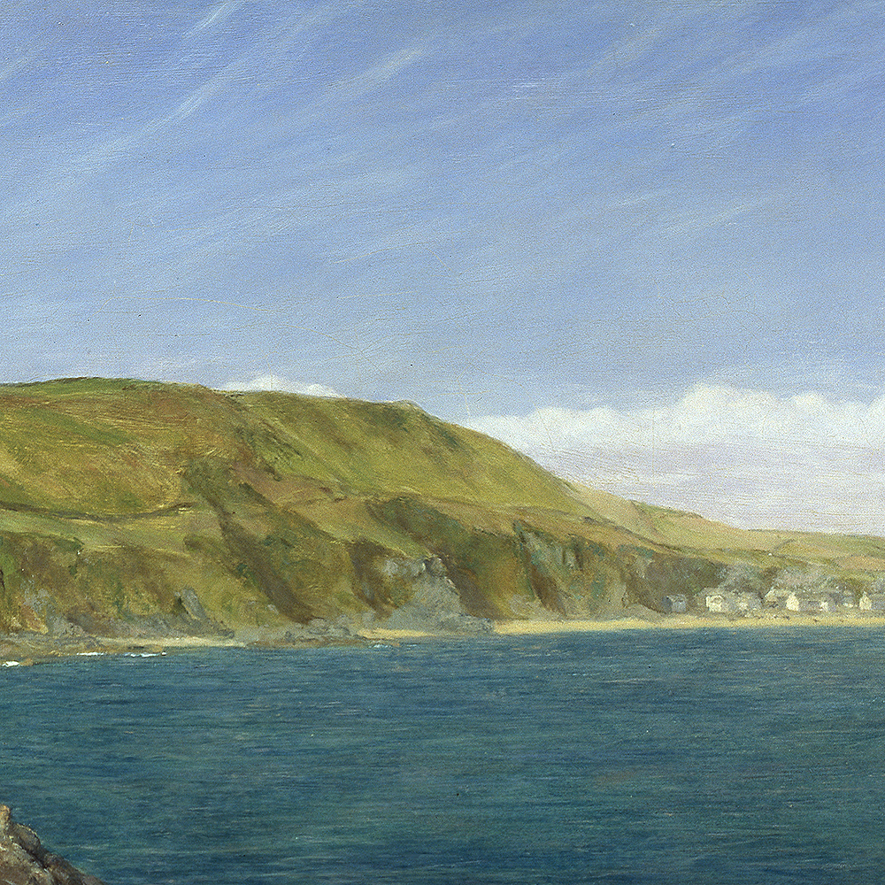 "On The Coast of Devon" Allan J. Hook (Born 1853)