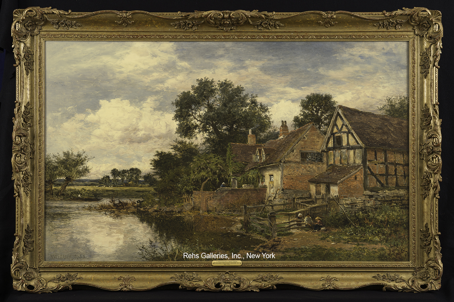 A Worcestershire Manor House - Benjamin Williams Leader - Rehs Galleries