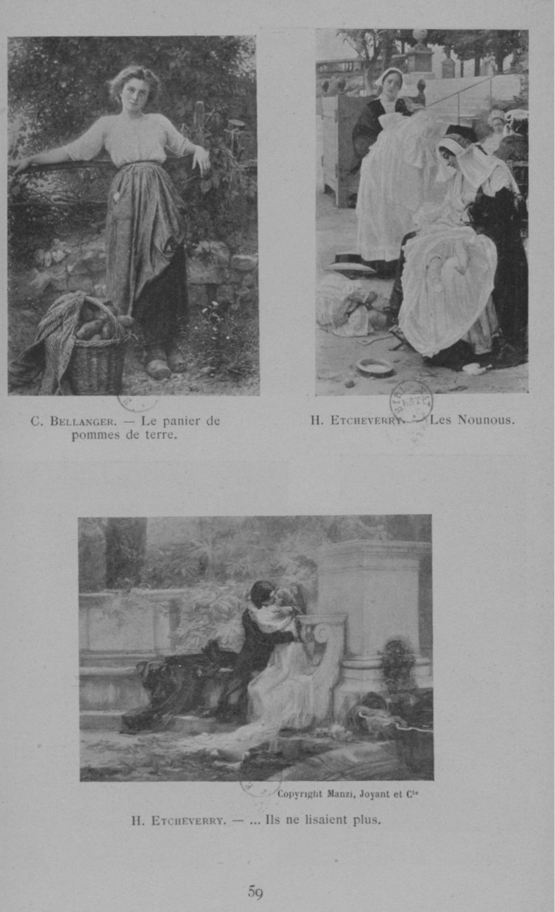 Le panier de pommes de terre - Camille Felix Bellanger - Rehs Galleries