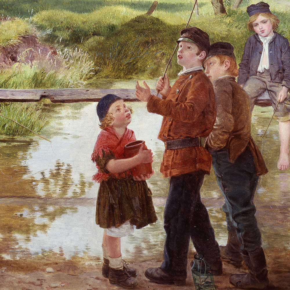 Young Anglers - Charles Rossiter - Rehs Galleries