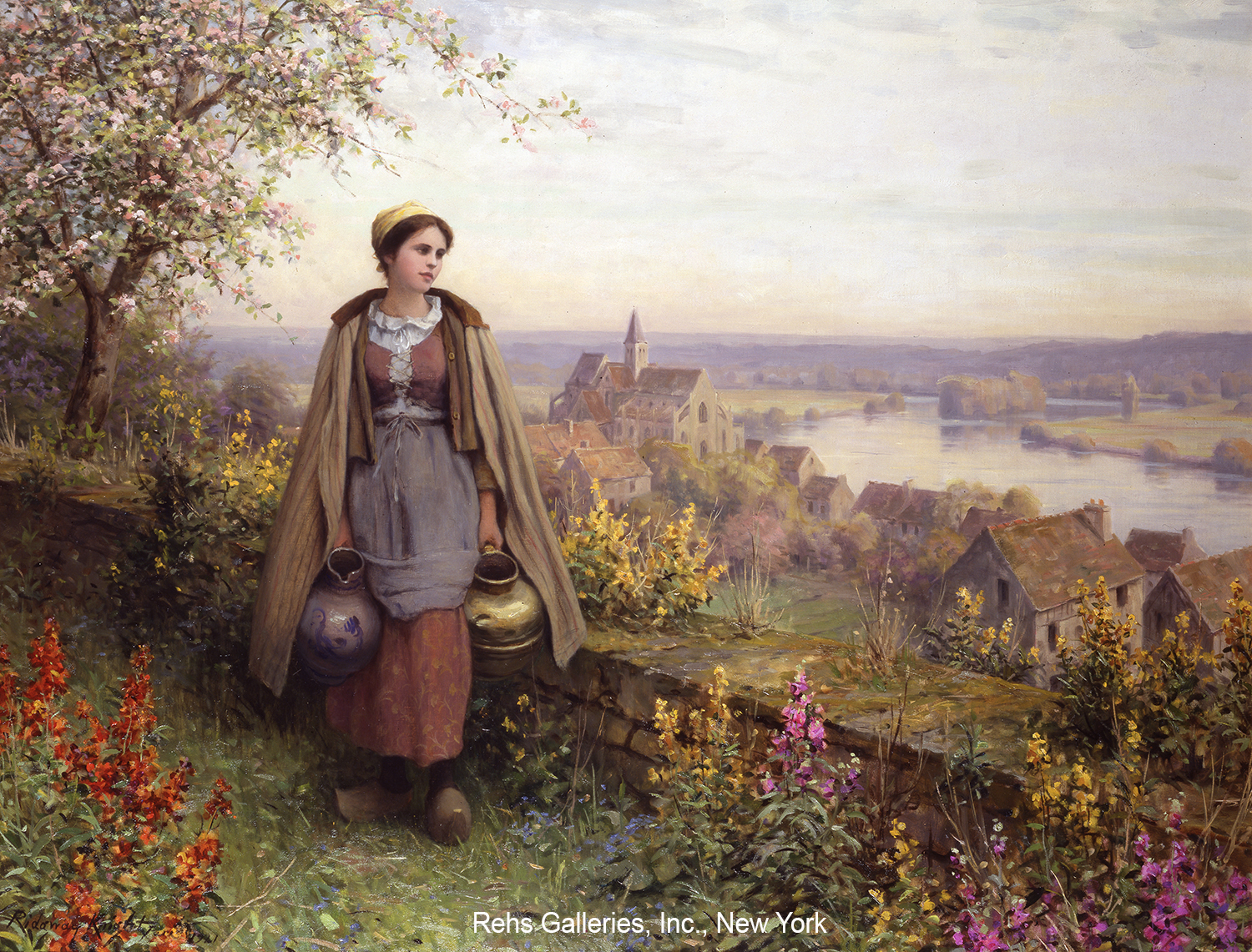 Springtime - Daniel Ridgway Knight - Rehs Galleries
