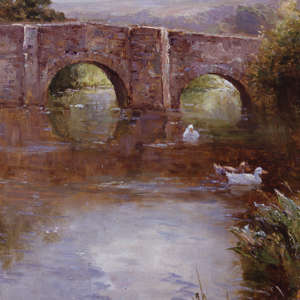 Outside the Cottage - Ernest Walbourn - Rehs Galleries