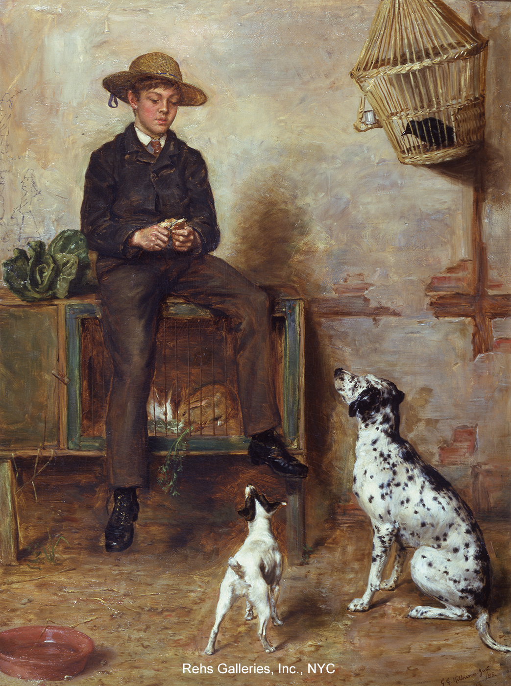 Feeding Time - George G. Kilburne, Jr. - Rehs Galleries