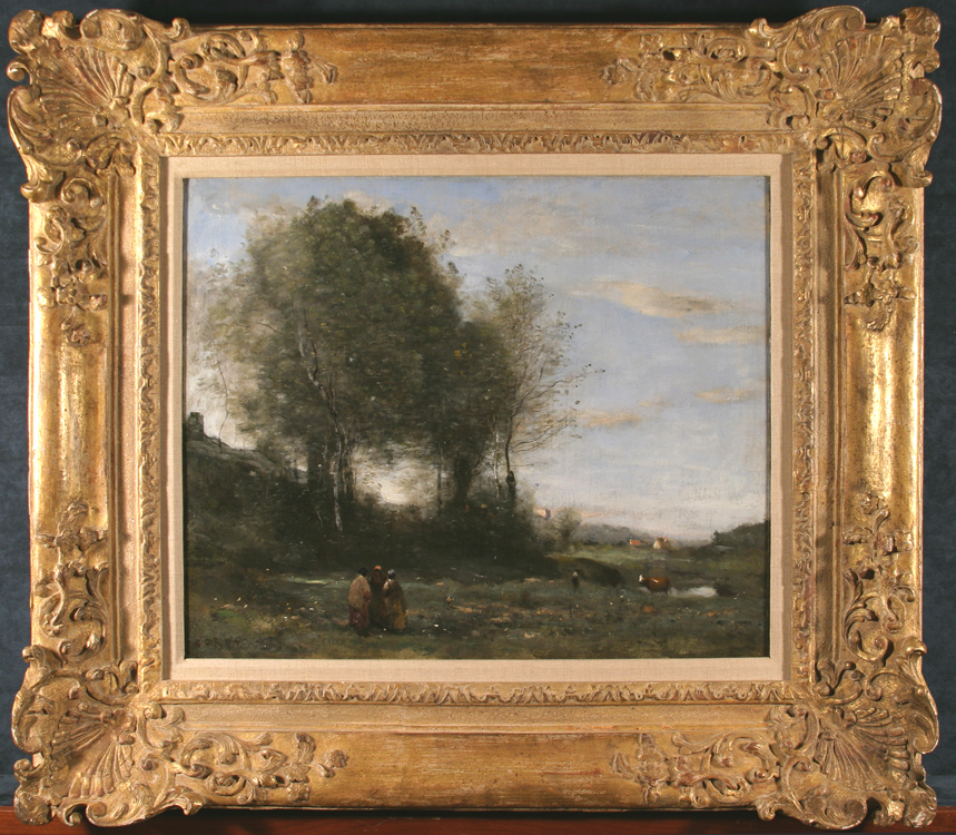 Trois paysannes dans un pré, souvenir de Bretagne - Jean Baptiste ...