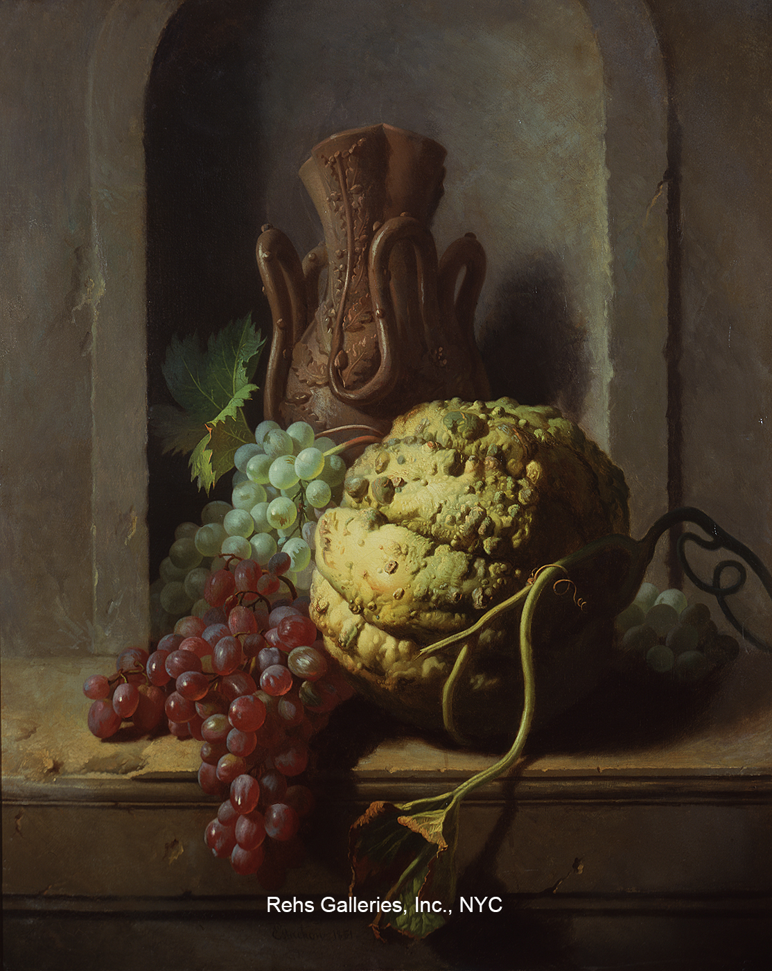 Still Life with Fruit - Louis-Antoine Estachon - Rehs Galleries