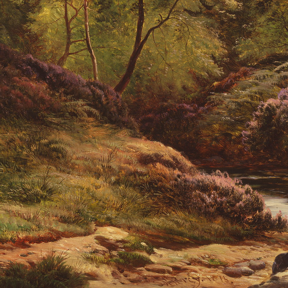 On the Fells, Borrowdale, Cumberland - Sidney Richard Percy - Rehs ...