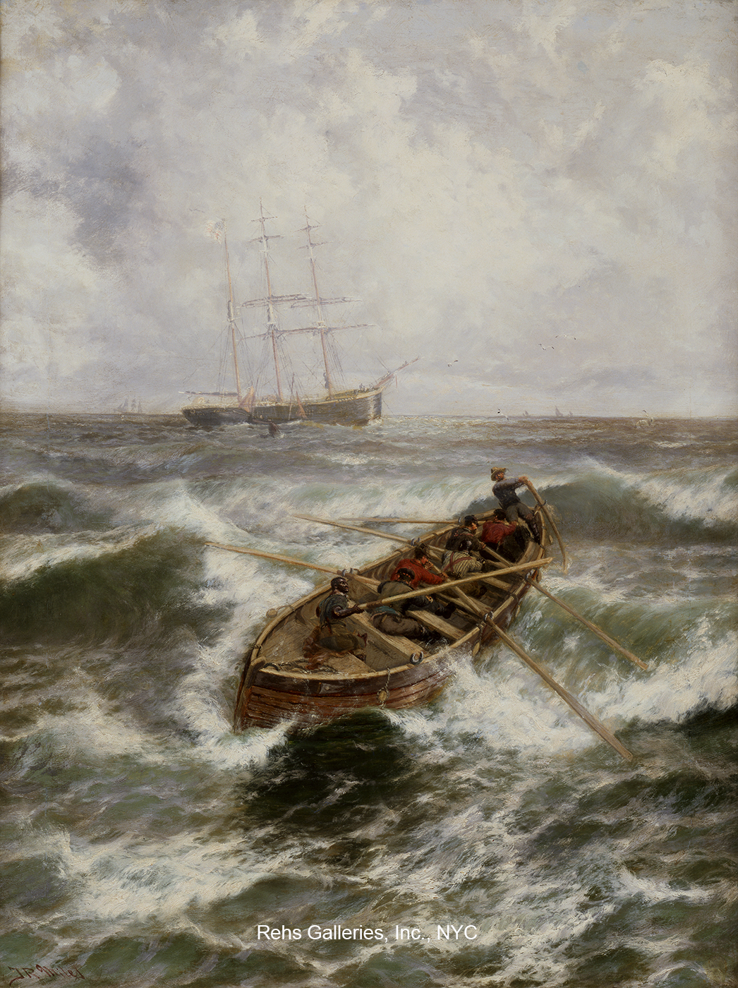 Whaleboat from the Barque - Thomas Rose Miles - Rehs Galleries